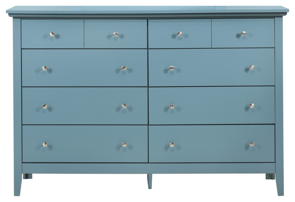 Hammond 8-Drawer Double Dresser 39 in. X 18 in. X 58 in. - Contemporary ...