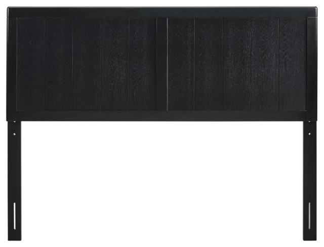 Modway Robbie Twin Modern Rubberwood and MDF Headboard in Black, King ...