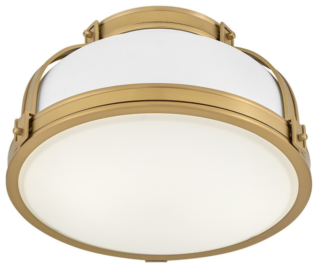 Hinkley Barton Flush Mount Light, 14.25" - Transitional - Flush-mount Ceiling Lighting - by ...