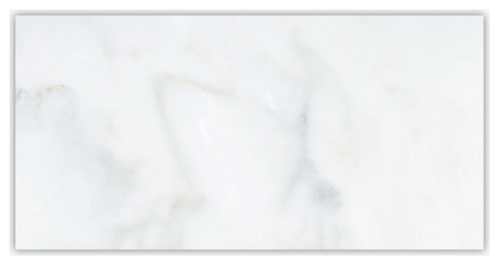 Calacatta Honed 18x36 Micro Beveled Marble Tile, 18x36 - Traditional ...