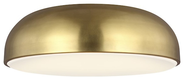 Tech Lighting LED 930 Kosa 13" Ceiling, Aged Brass 700FMKOSA13R-LED930 ...
