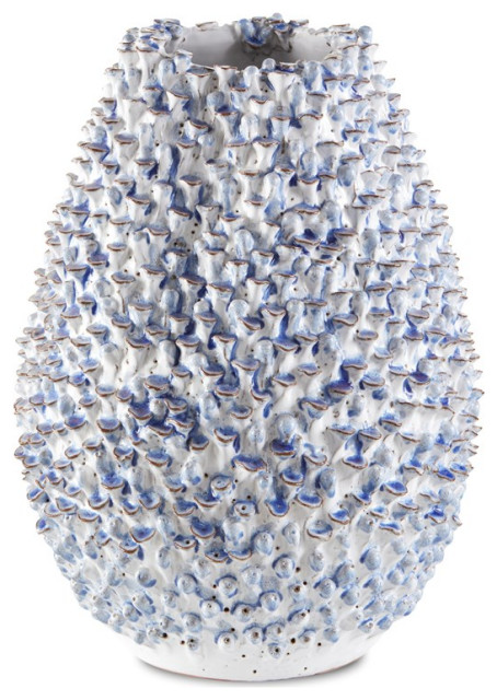 Currey & Company 1200-0046 Milione Large Vase, Medium - Beach Style - Vases - by The Lighthouse ...