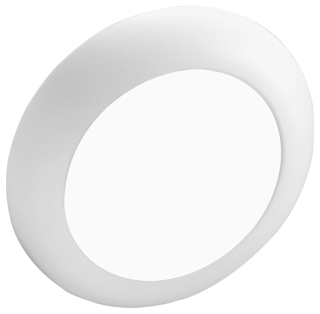 RSD Selectable 8" White Surface Mount LED Downlight - Modern - Recessed ...