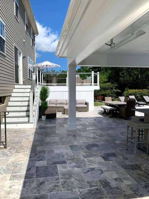 Patio with multiple Zones - Traditional - Patio - DC Metro - by Iris ...