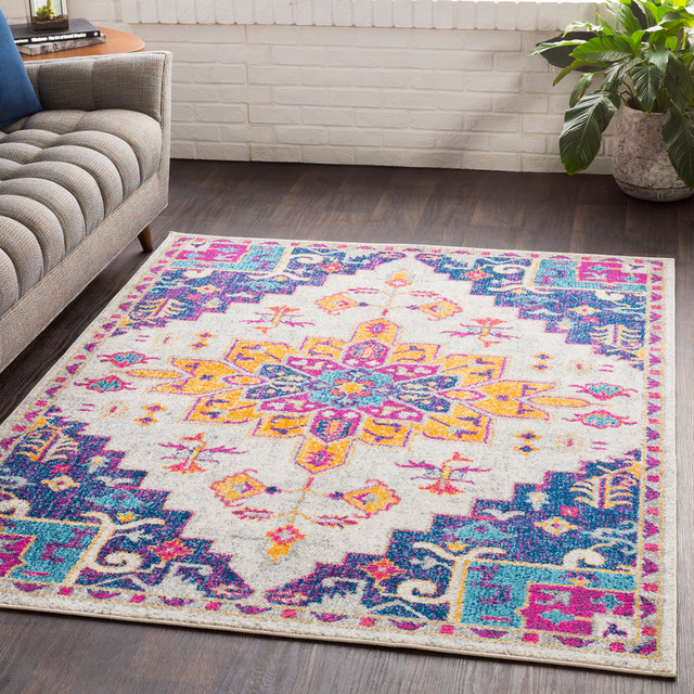 Machine Woven Elaziz Area Rug ELZ-2300, 2'x3' - Mediterranean - Area ...