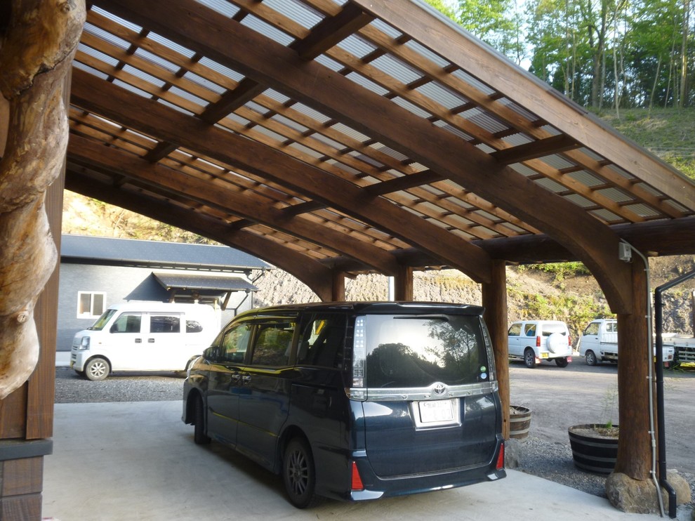 N様邸 - Japanese - Garage - Other - by ログ工房 EL CAMPO | Houzz