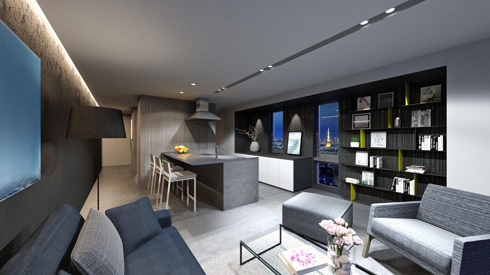 CT_10 - Современный - Кухня - Токио - от эксперта hannat architects ...