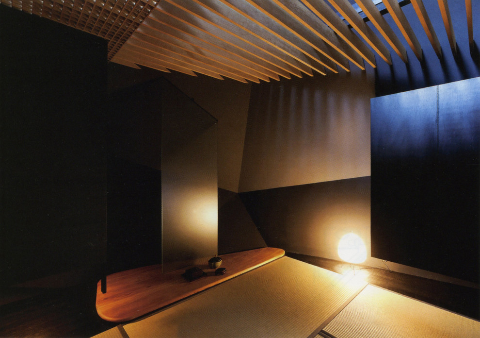 床の間。 Alcove(tokonoma) - Japanese Modern - Family Room - Yokohama - by ...