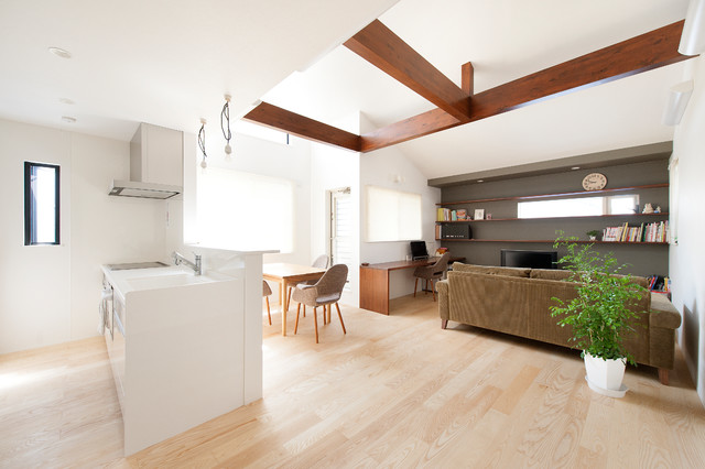 LDK - Scandinavian - Living Room - Kyoto - by KEIJI 一級建築士事務所 | Houzz UK