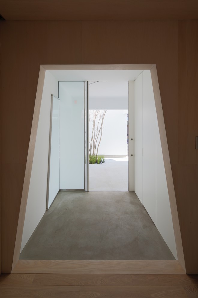 ナカシキリの棲 | CELL PARTITION-House - Contemporary - Hall - Tokyo - by ...