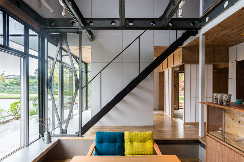 Renovation in Aobadai / STUDIO MOVE - Industrial - Staircase - Fukuoka ...