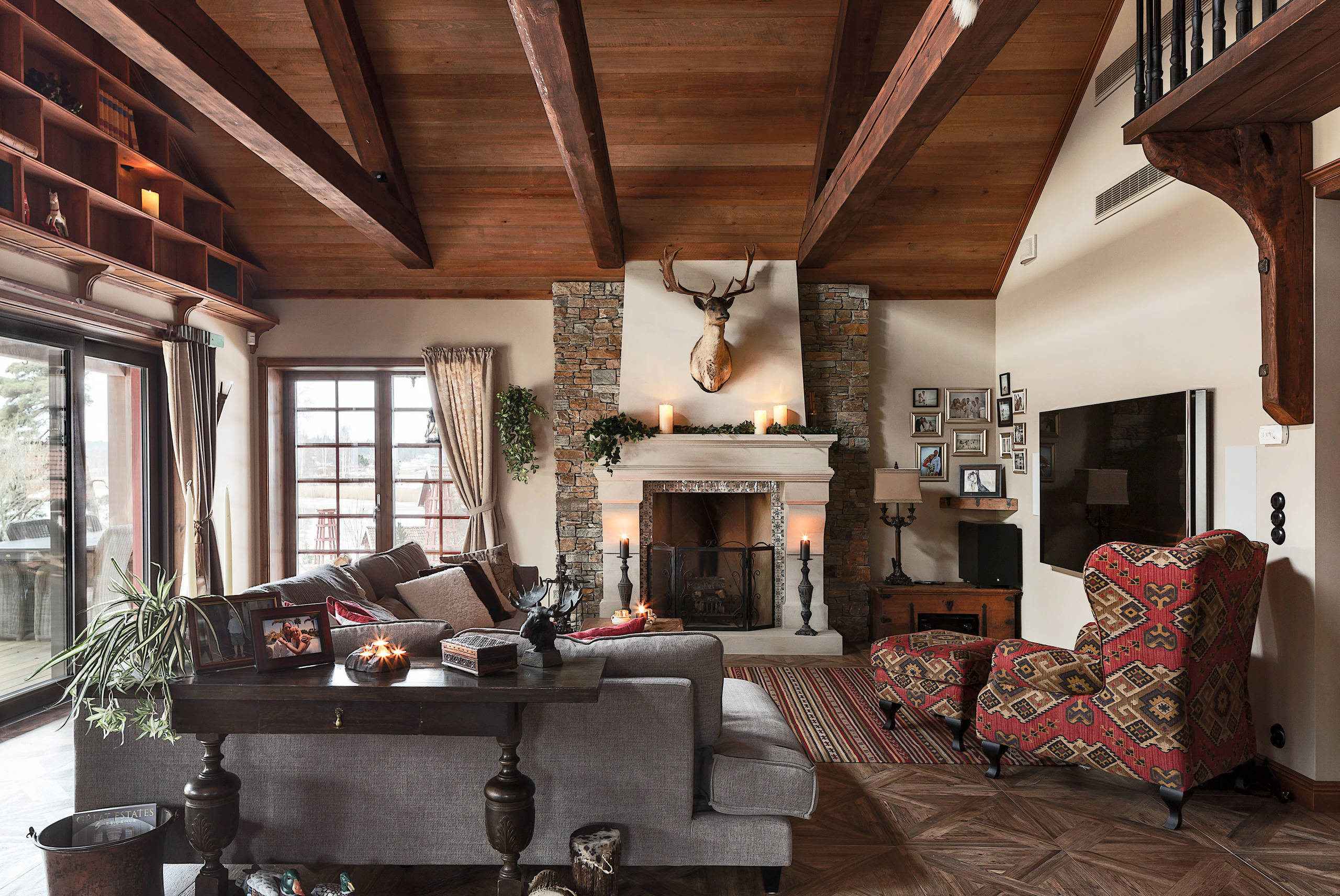 Interior De Casa Estilo Rancho Moderno