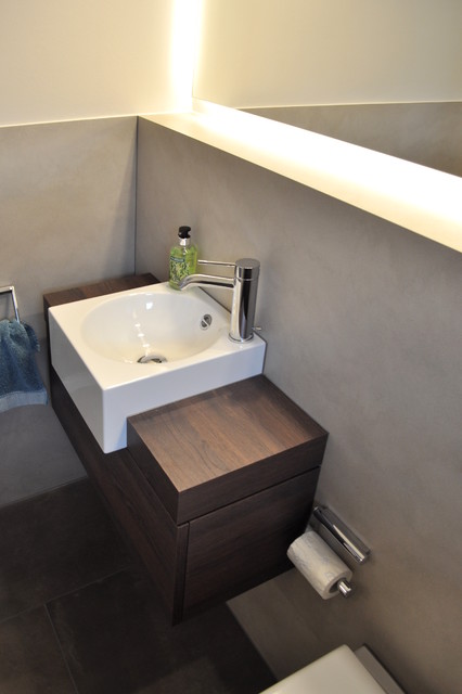 Gäste-WC Sanierung in Bocholt - Contemporain - Salle de Bain - Essen ...