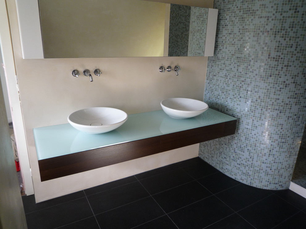 Glasmosaiken,Bad - Contemporain - Salle de Bain - Hambourg - par Ulrich ...
