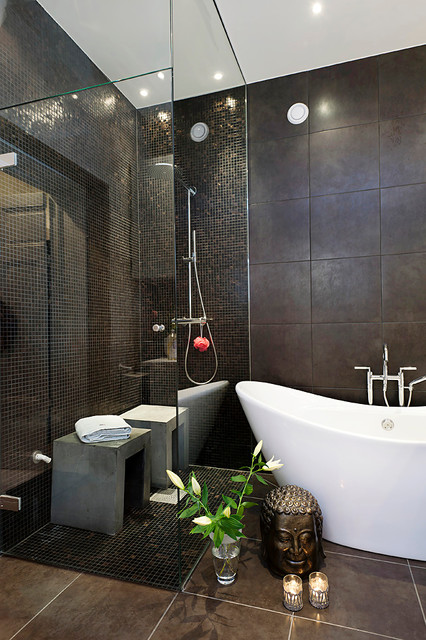 Badrum - Méditerranéen - Salle de Bain - Autres périmètres | Houzz