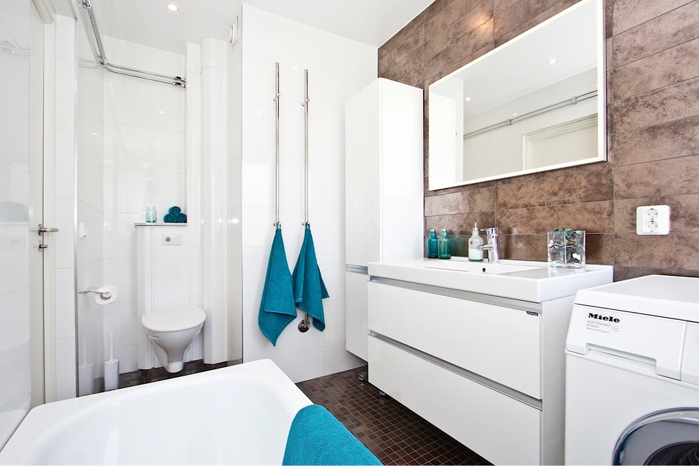 Badrumsrenovering - Modern - Bathroom - Malmo - by KOCON BYGG & KAKEL ...