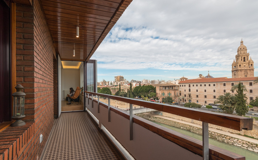 Balcón con vistas - Transitional - Balcony - Other - by Ecoproyecta | Houzz