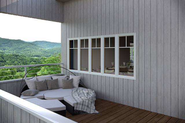 Atrium Windows Products & Projects - Modern - Balcony - Indianapolis ...