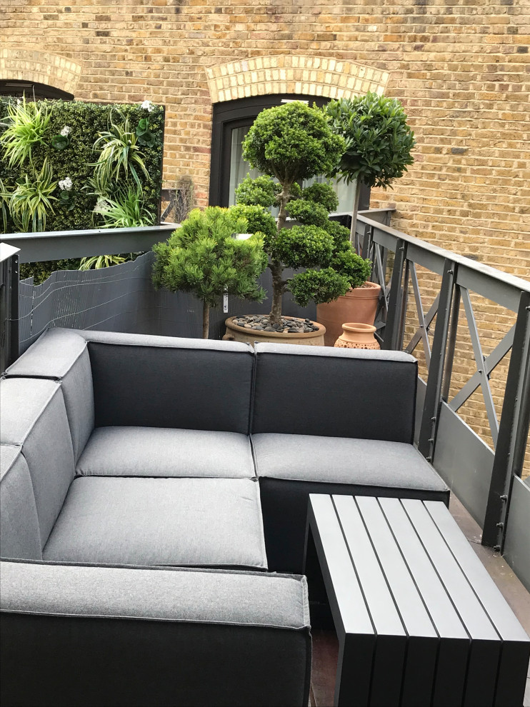 Balcony Seating and Planting - Modern - Balcony - by Pamela Langbridge ...