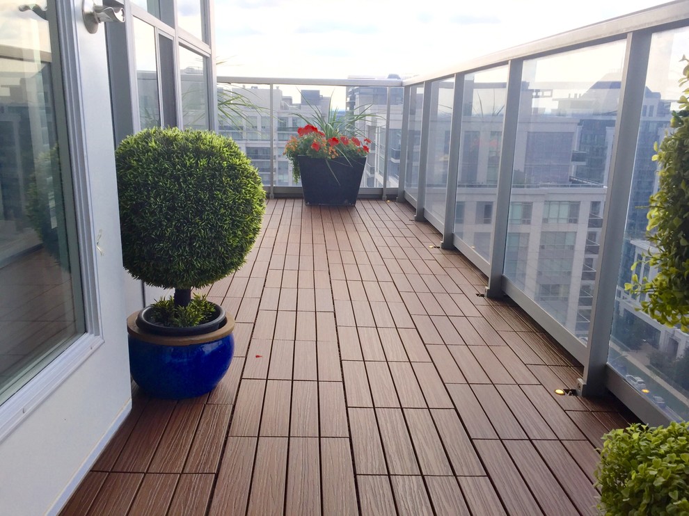Canadian Collection Condo Balcony Flooring - Modern - Balcony - Toronto ...