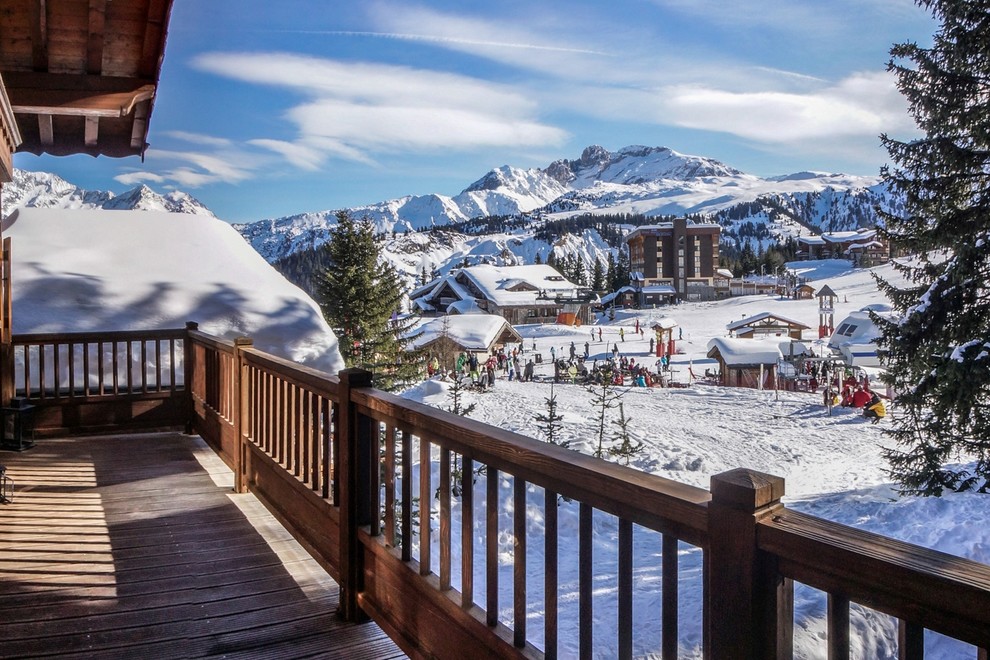 Chalet du pré - Rustic - Balcony - Other | Houzz