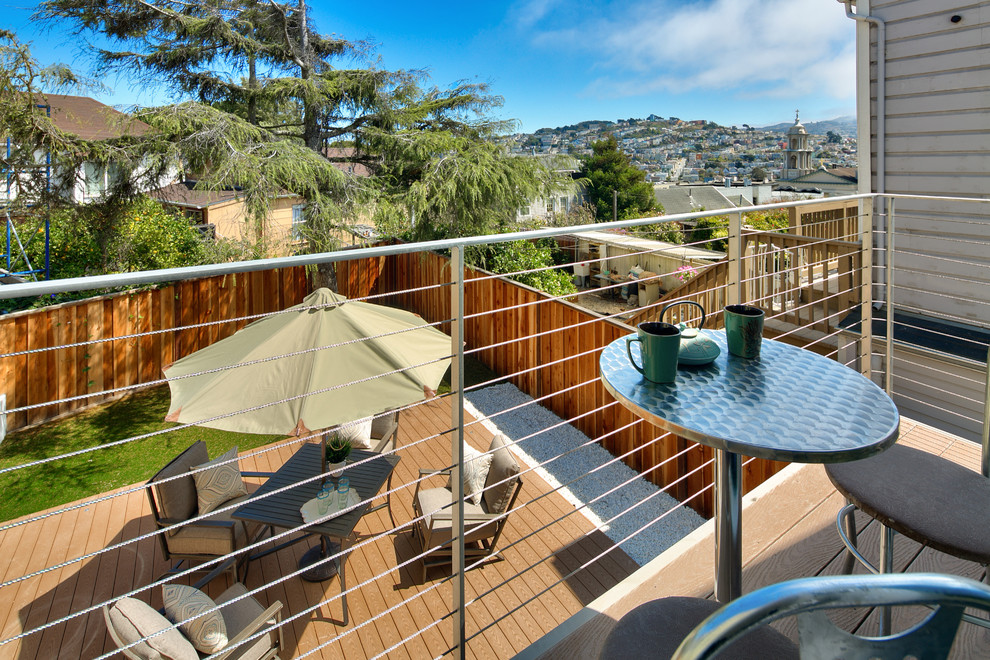 College Ave., San Francisco Modern Flip - Modern - Balcony - San ...
