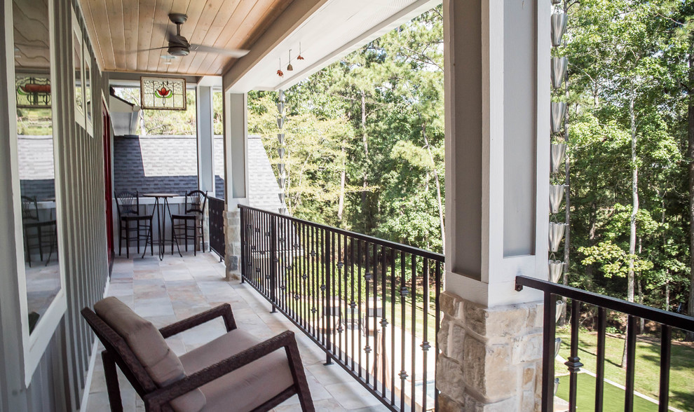 Contemporary Farmhouse - Farmhouse - Balcony - Houston - by Evermon ...