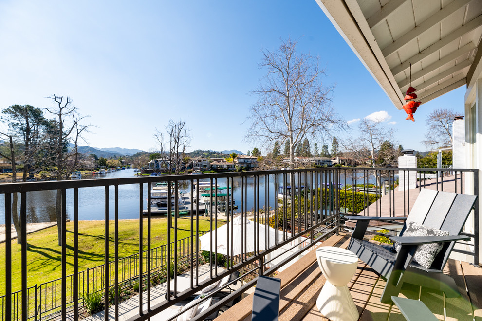 Contemporary Lakeside Renovation - Contemporary - Balcony - Los Angeles ...
