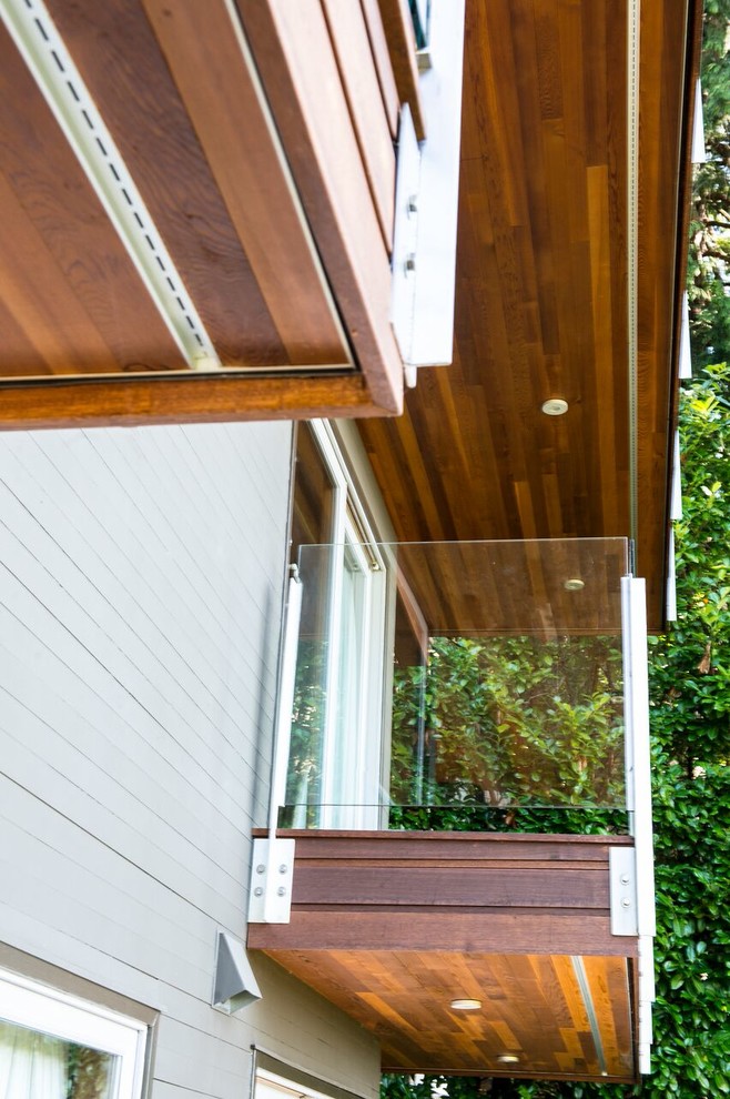 Contemporary West Vancouver Residential, Entry and Deck Renovation ...