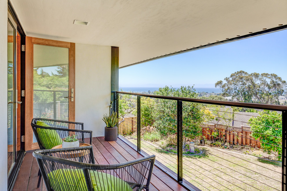 Contemporary with Warm Wood Accents - Contemporary - Balcony - San ...