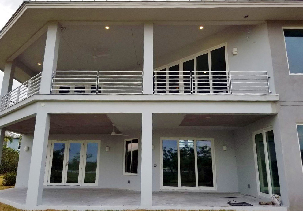 Epulum Railing | Stuart, Florida - Modern - Balcony - Miami - by Green ...