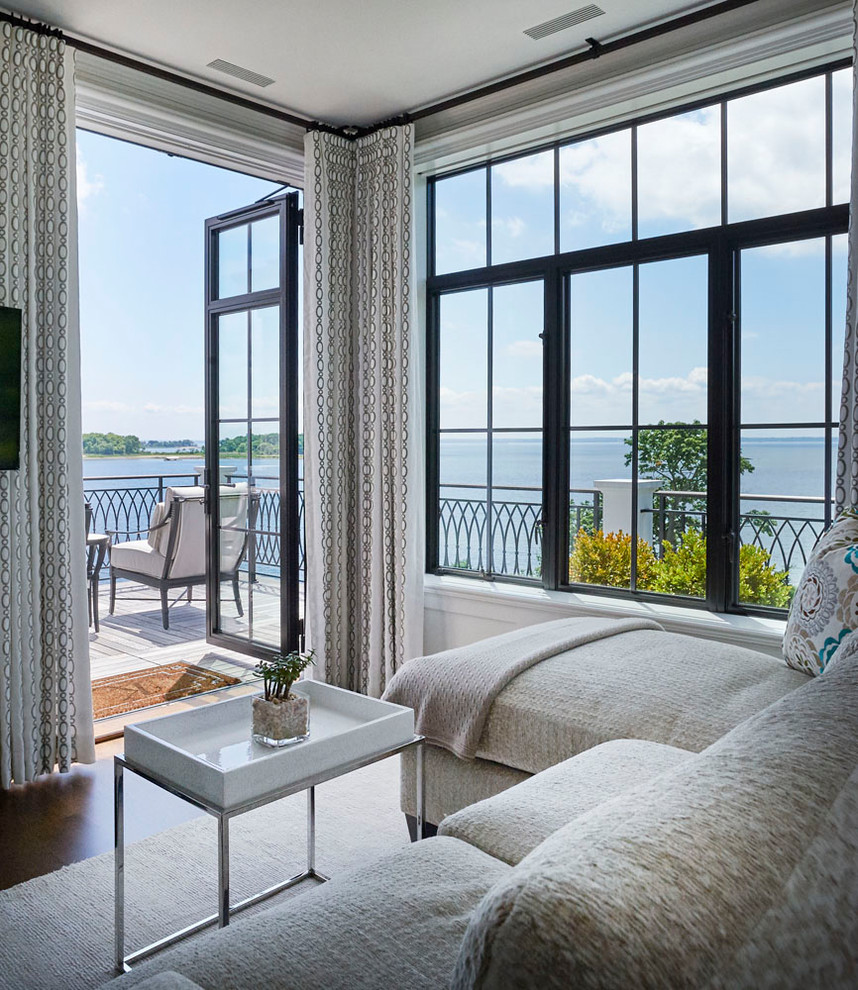 Greenwich Ocean Front Residence - Traditional - Balcony - Vancouver ...