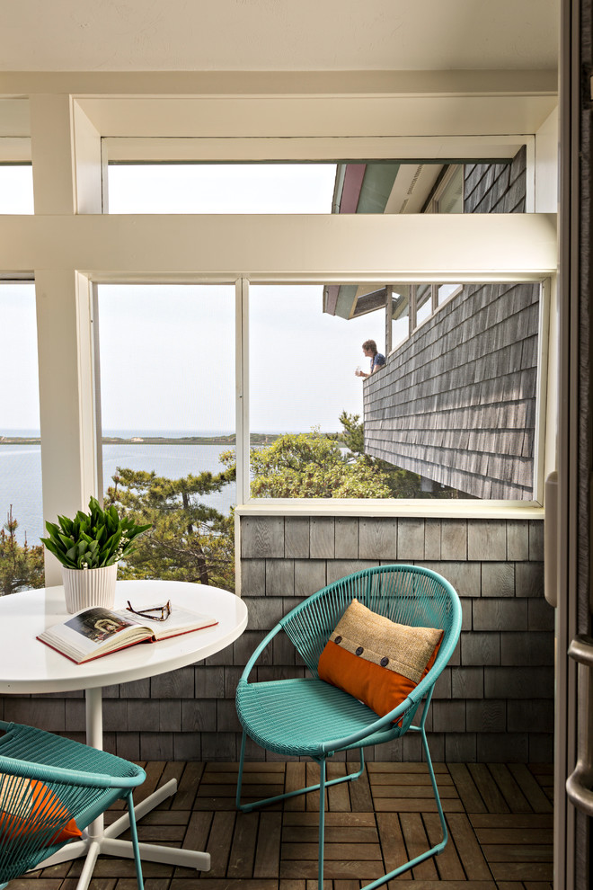 Island house - Beach Style - Balcony - Boston - by Aline Architecture ...