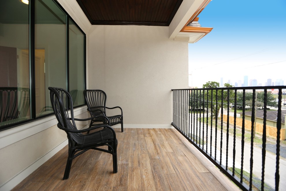 Luxury on 4th Street in the Heights - Transitional - Balcony - Houston ...