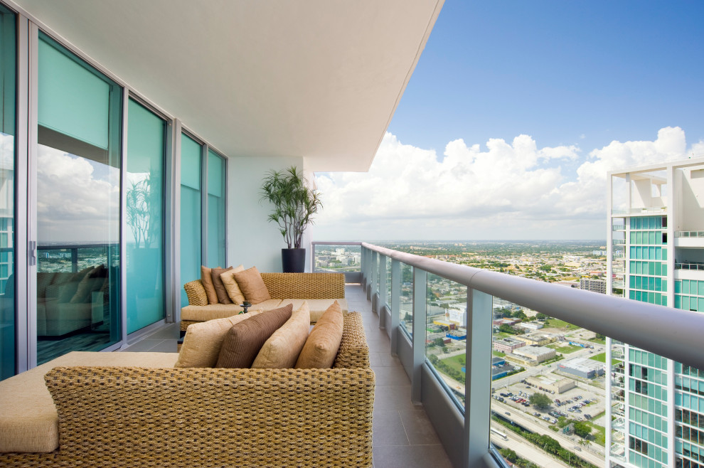 Miami Condo - Modern - Balcony - Miami - by Plush Couture Interiors | Houzz