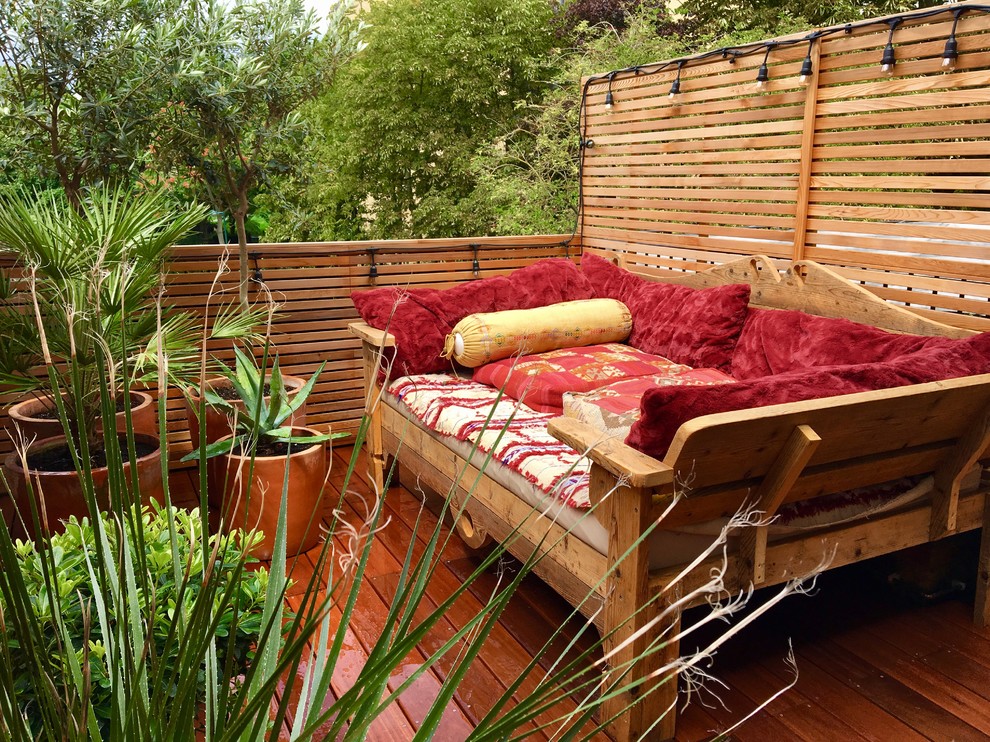 Moroccan roof terrace - Tropical - Balcony - London - by Daryl Gannon ...