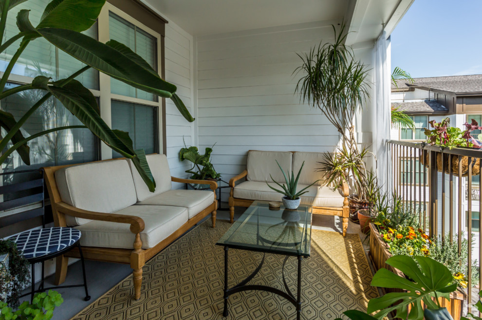 Oasis Balcony - Tropical - Balcony - Little Rock - by Amy Wheeler ...