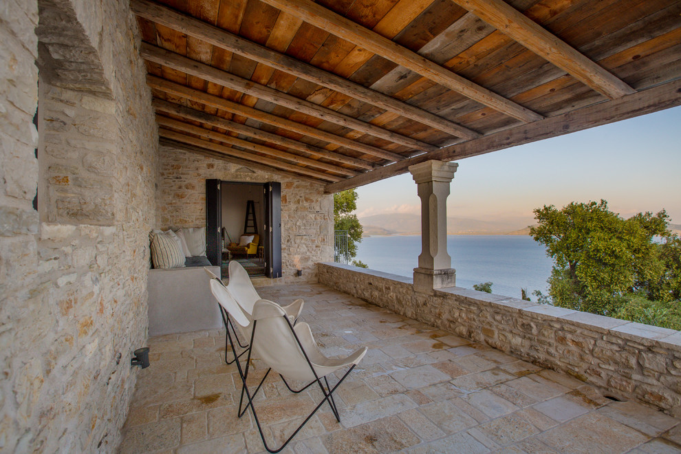 Old Stone House - Mediterranean - Balcony - by Fibi Pix | Houzz