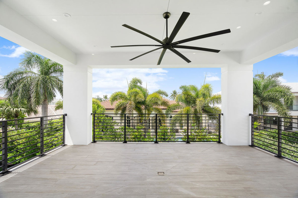 Our modern with high end finishes design completed! - Modern - Balcony ...