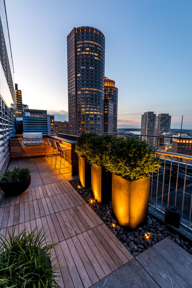 Penthouse - Modern - Balcony - Boston - by Andover Landscape Design ...