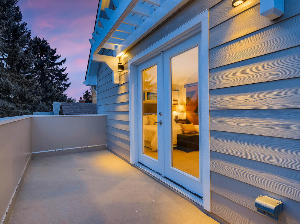 Poptop addition and full house remodel - Transitional - Balcony ...