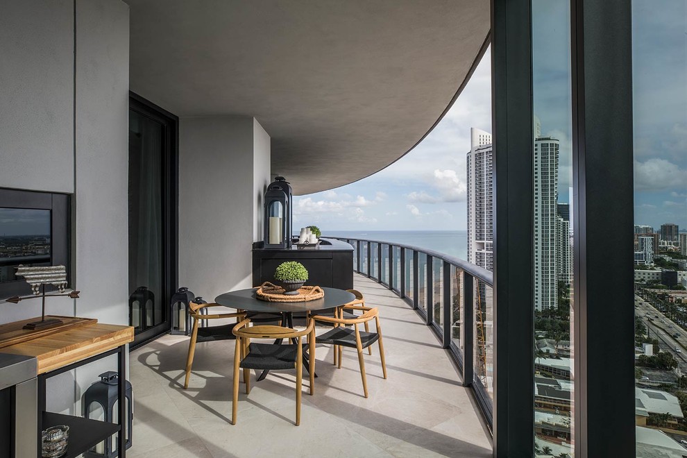 Porsche design tower - Contemporary - Balcony - Other - by CG1 Design ...