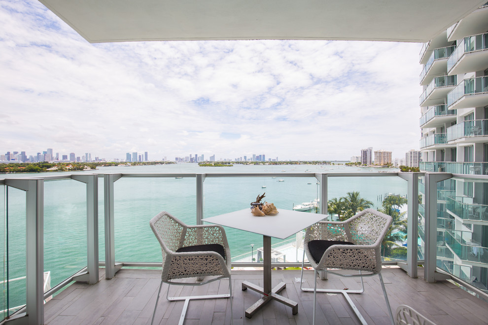 South Beach Seasonal - Balcony - Contemporary - Balcony - Miami - by ...