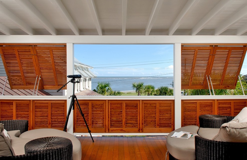 Sullivans Island Beach House with Island Influence - Upper Balcony ...