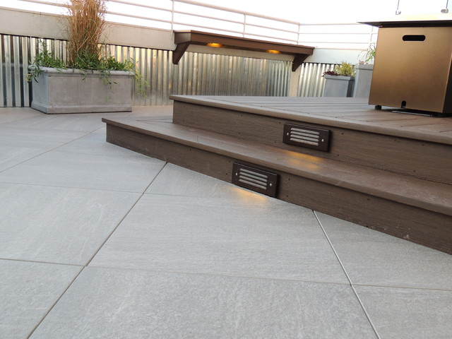 Urban Rooftop Deck - Modern - Balcony - Other - by Terra Yard Creations ...