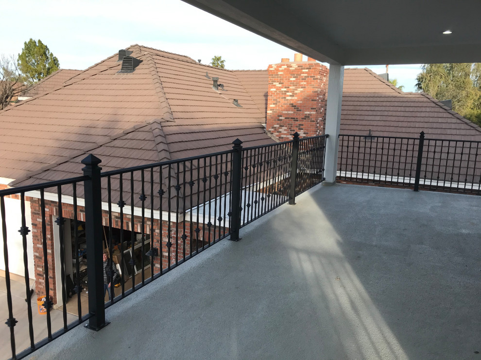 Wrought Iron Balcony Railing - Traditional - Balcony - Phoenix - by DCS ...