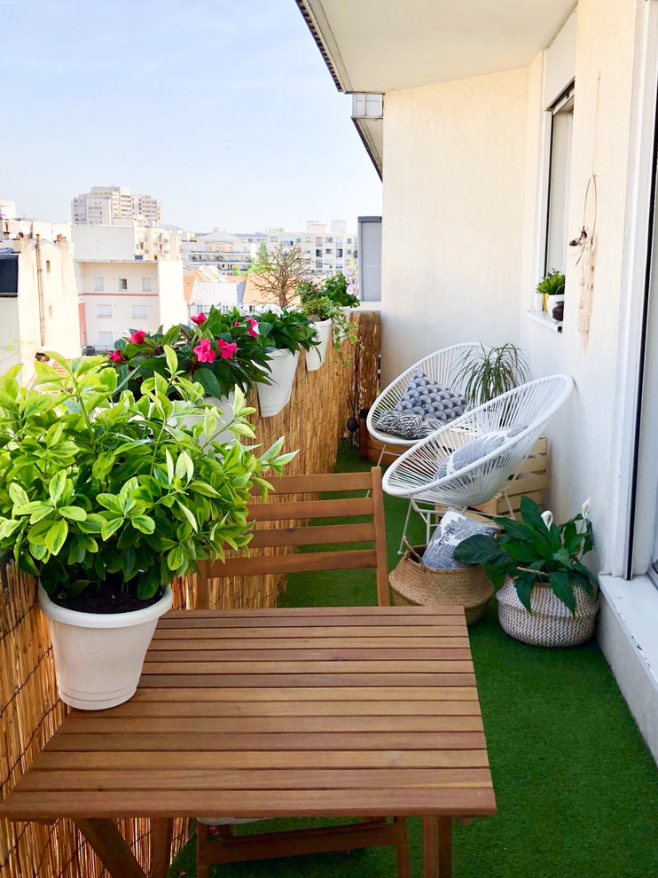 Aménagement et Décoration d'un Balcon - Contemporary - Balcony - Paris ...