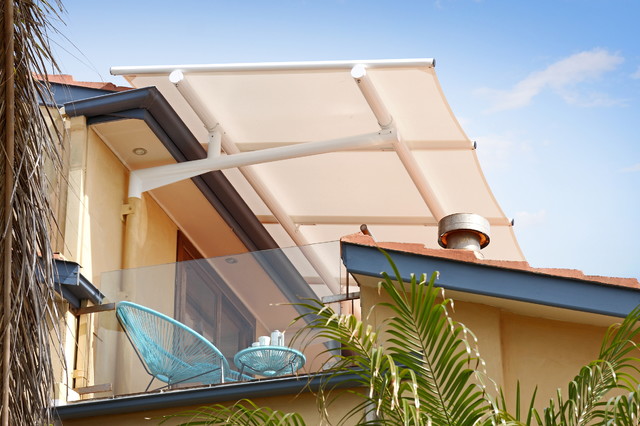 Cantilevered Batten Awning - Contemporary - Balcony - Sydney - by ...
