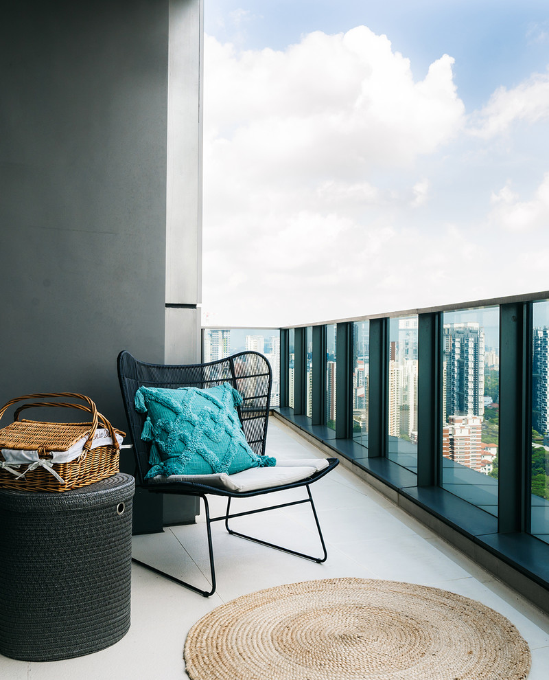 Relax Corner - Modern - Balcony - Singapore - by HyggeHomey Pte Ltd | Houzz