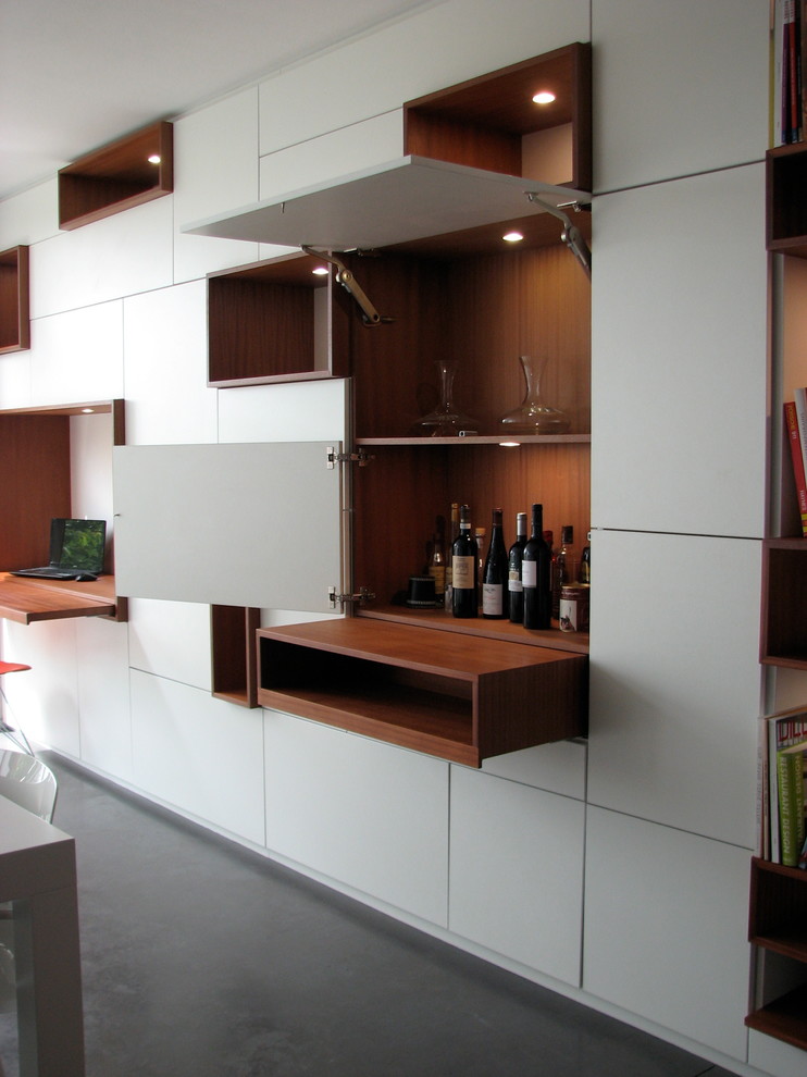 Mobilier sur-mesure - Modern - Home Bar - Other - by Tetrix by Julie ...